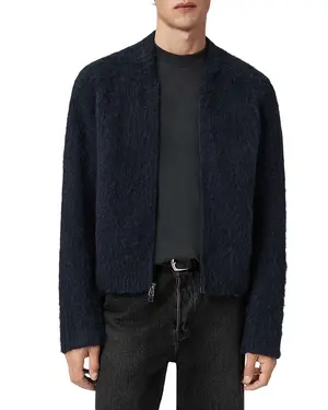 ALLSAINTS Sonny Zip Cardigan Sweater