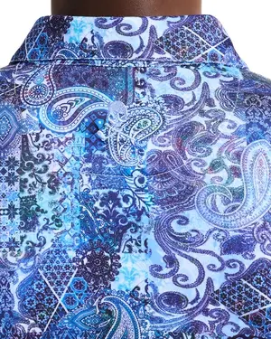 Robert Graham Brettman Short Sleeve Knit Polo Shirt
