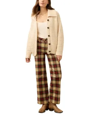 Faherty Brand Textured Cardigan Sweater
