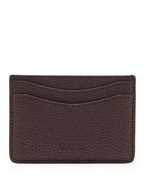 GANNI Bou Card Holder - Chicory Coffee