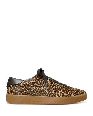 Tory Burch Phoenix Leopard Print Calf Hair Sneakers - Leopard Multi