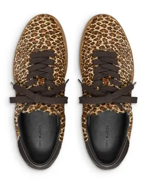 Tory Burch Phoenix Leopard Print Calf Hair Sneakers - Leopard Multi