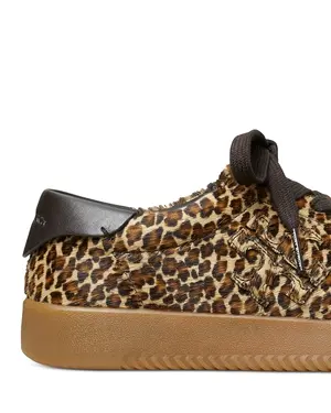 Tory Burch Phoenix Leopard Print Calf Hair Sneakers - Leopard Multi