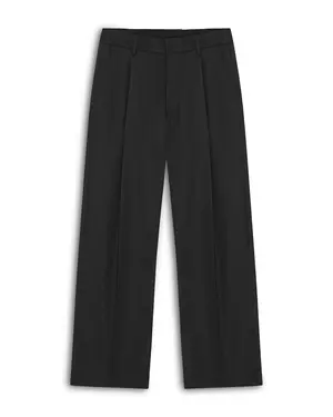 Nn07 Kay Relaxed Fit Pleated Trousers - Black
