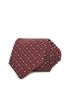 BOSS Classic Circle Neck Tie Dark Red