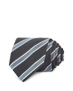 BOSS Classic Stripe Neck Tie - Dark Blue