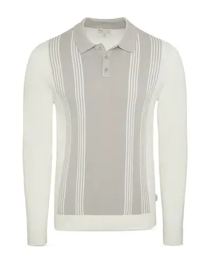 Onia Cotton Knit Long Sleeve Polo