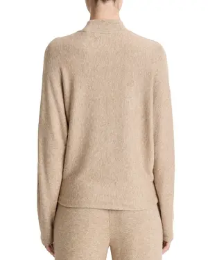 Vince Cozy Dolman Sleeve Mock Neck Top