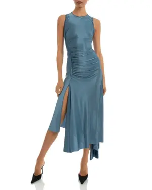 Victoria Beckham Sleeveless Midi Dress - Stone
