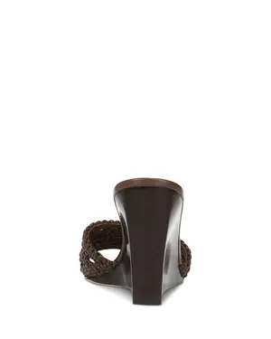 Veronica Beard Woven Wedge Sandals