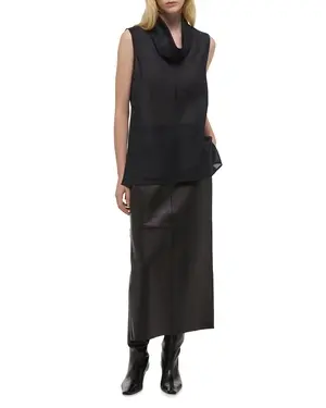 Helmut Lang Cowl Neck Top
