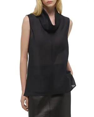 Helmut Lang Cowl Neck Top