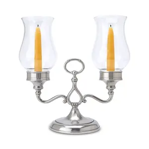 MATCH Pewter Double Garden Candle Holder - No Color