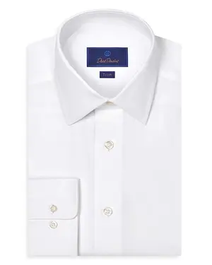 Men's David Donahue White Shirts