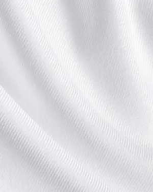David Donahue Trim Fit Cashmere Blend Solid Twill Dress Shirt