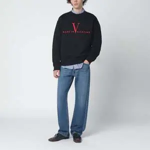 Valentino Garavani Made In Print Sweatshirt - Black