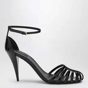 Givenchy Patent Leather Cage Heeled Sandals