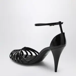 Givenchy Patent Leather Cage Heeled Sandals