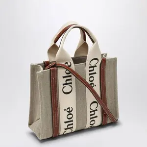 Chloé Woody Small Shopper - Beige