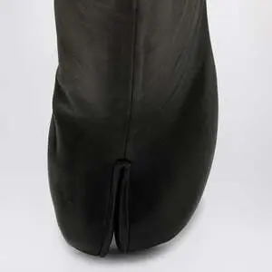 MAISON MARGIELA Leather Tabi Ankle Boots - Black