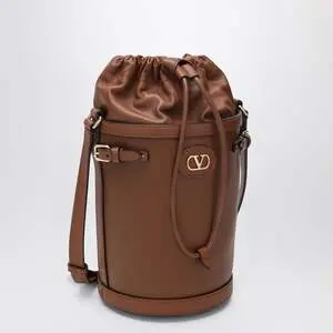 Valentino Garavani Vlogo Signature Bucket Bag - Brown
