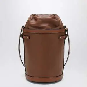 Valentino Garavani Vlogo Signature Bucket Bag - Brown