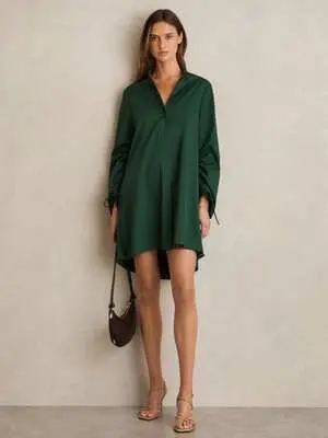 Cut Out Shirt Dresses