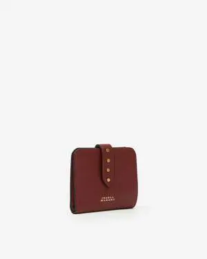 Isabel Marant Oskan Wallet - Burgundy