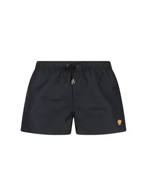 Versace Swim Golfo Medusa Patch Beach Shorts