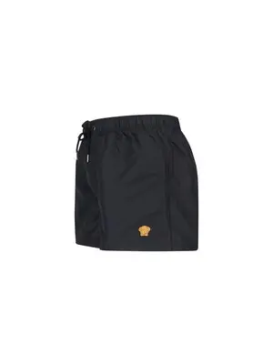 Versace Swim Golfo Medusa Patch Beach Shorts