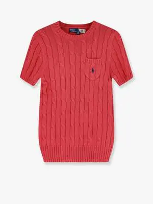 Polo Ralph Lauren Cotton Cable-knit Sweater With Logo