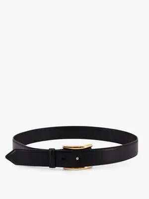 Alaïa Leather Belt - Black