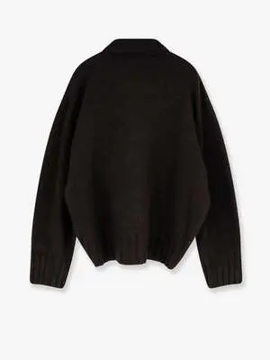 Attico Virgin Wool And Cashmere Blend Cardigan
