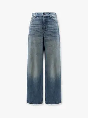 Chloé High-waist Wide-leg Denim - Blue