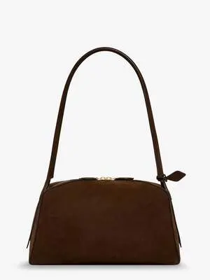Alaïa Nabuck Le Bouledogue Shoulder Bag