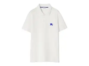 Burberry Embroidered Logo Polo Shirt 80849341 - White/blue