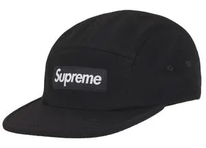 Supreme Wool Camp Cap - Black
