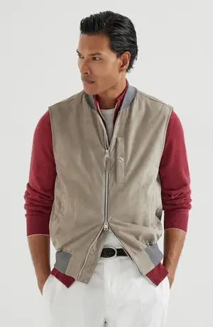 Men's Khaki Vests