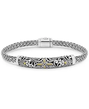 DEVATA Sterling And 18k Gold Bracelet - Silver