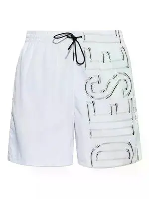 DIESEL® Logo Swim Shorts - White