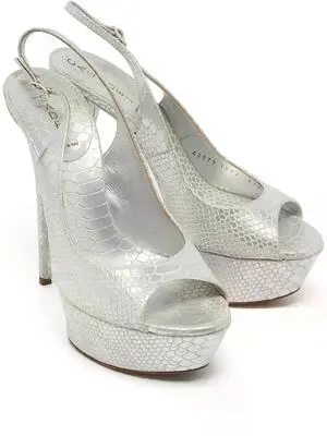 Casadei Platform Peep-toe Stiletto Sandals