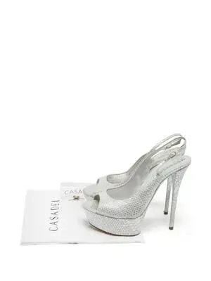 Casadei Platform Peep-toe Stiletto Sandals