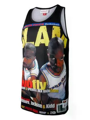 Mitchell & Ness Slam Nba Golden State Warriors Hardaway And Sprewell Tank Top - Black