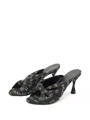 Balenciaga Logo-print Knot Mules