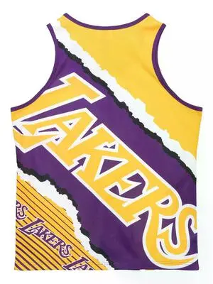 Mitchell & Ness Jumbotron 2.0 Nba Lakers Graphic Tank Top - Yellow