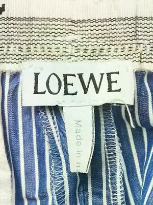 Loewe Striped Logo-embroidery Shorts