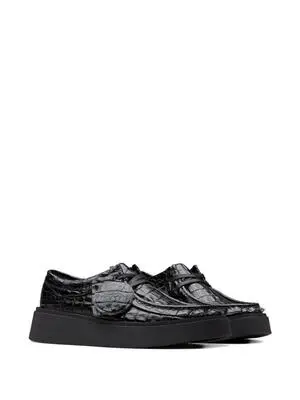 Clarks Torview Derby Shoes - Black