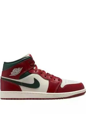 JORDAN Air 1 Mid Sneakers - Red