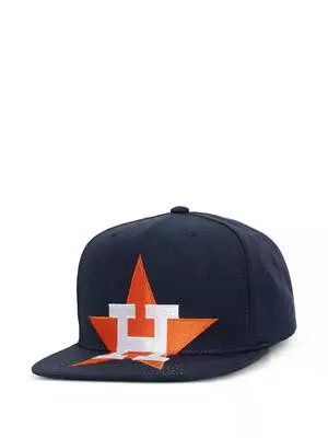 Mitchell & Ness Mlb Xi Logo Cooperstown Houston Astros Baseball Cap - Blue
