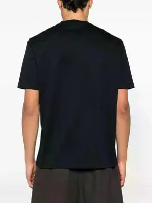 Emporio Armani Tonal-logo T-shirt - Black